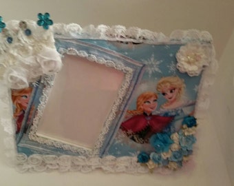Popular items for blue picture frames on Etsy