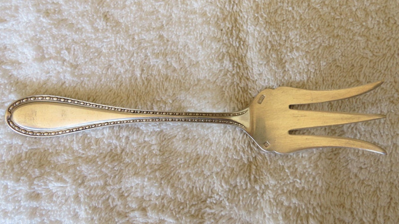 Elegant Vintage French Silver Trident Small Fork – Haute Juice