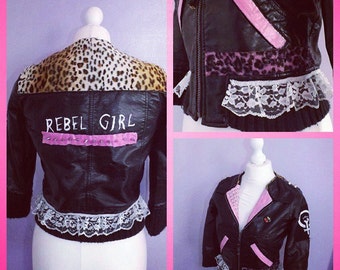 Popular items for punk jacket on Etsy