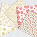 Colorful Spring Flowers Digital Paper Pack by froufroucraft