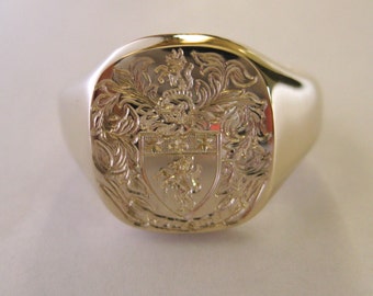 Family crest ring | Etsy