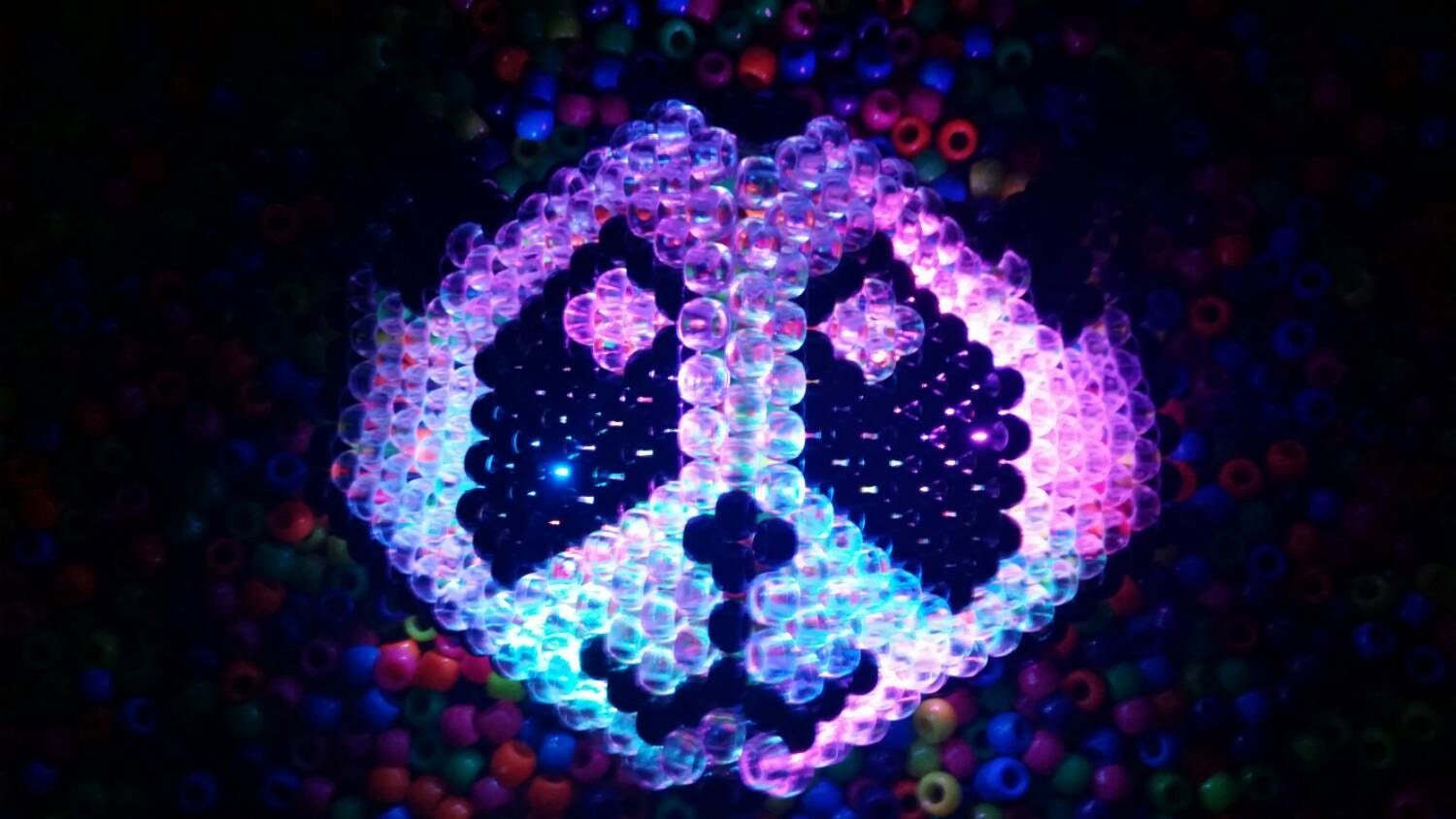 Panda LED Kandi Mask EDC NYE Raves Beyond Wonderland