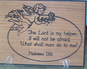 Items similar to Hebrews 10:23 Distressed Wood Sign 7.25" x 24" on Etsy