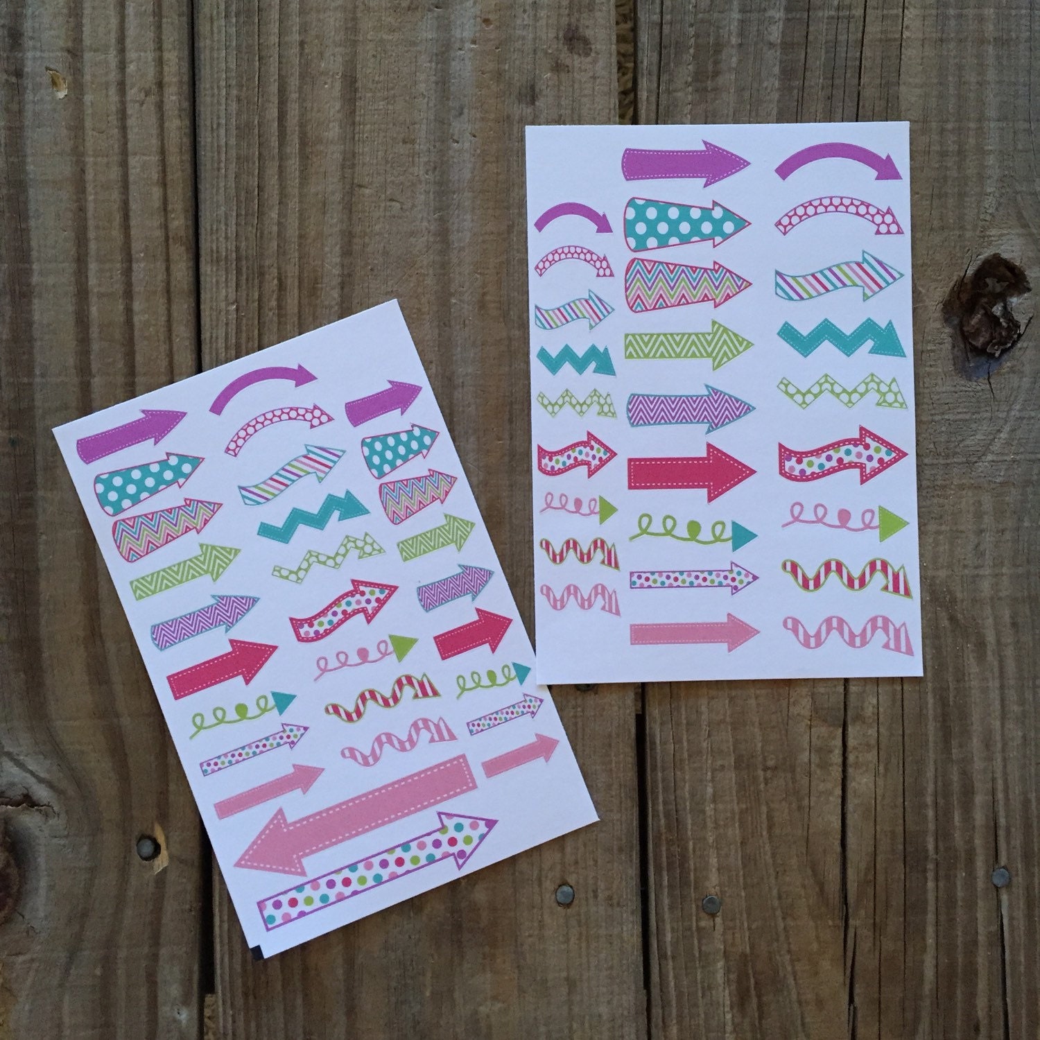 Arrow Stickers set of 55 for your planner by RosieRyeAccessories