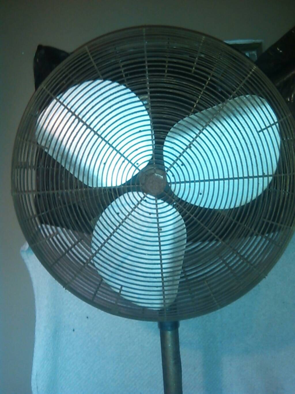 Huge MidCentury Industrial Chic Emerson Column Floor Fan 6ft ...