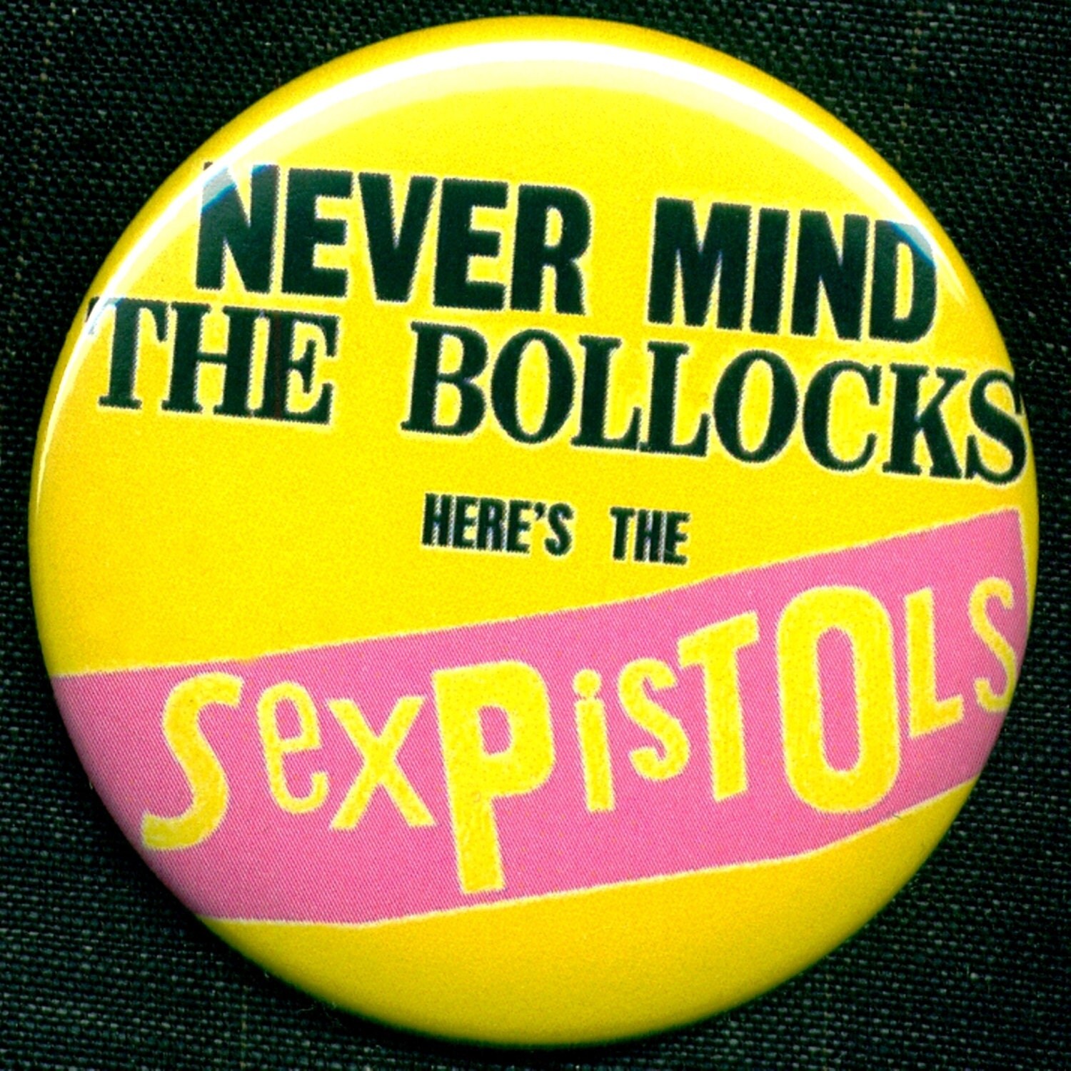 Never Mind The Bollocks Sex Pistols Button Badge By Beatgorilla