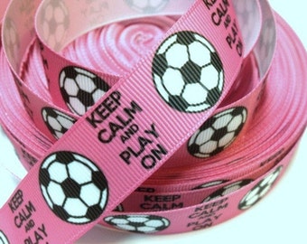 Soccer ribbon | Etsy