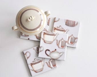 Teapot coaster | Etsy