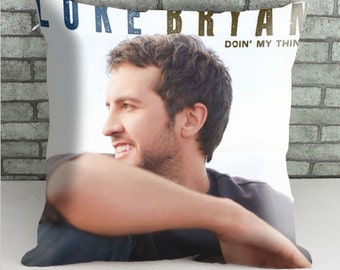 Handsome Luke Bryan Comfort Pillow Case Two Side Printing Available on ...