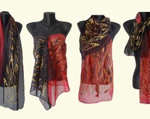 Popular items for fire scarf on Etsy