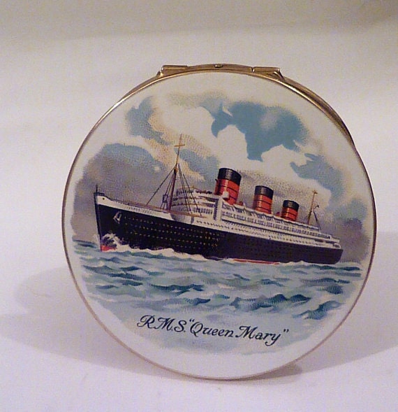 Rare Stratton ship compacts boat powder compacts vintage Stratton R M S ...