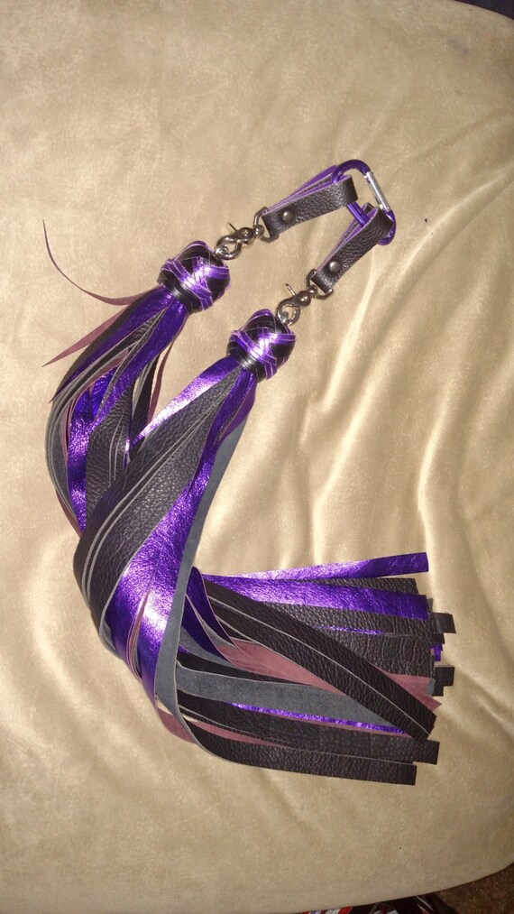 Metallic Purple Finger Flogger By Ravenskullcreations On Etsy