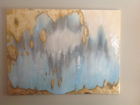 Items similar to Abstract beach scene on Etsy