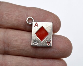 Playing card jewelry | Etsy