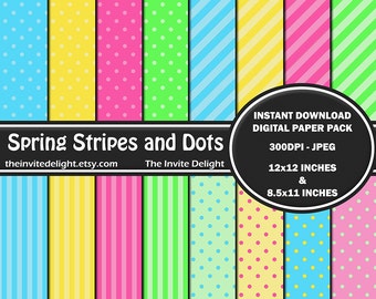 Pink Zebra Diva Digital Paper Pack Hot Pink by TheInviteDelight