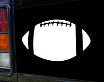 Popular items for football vinyl decal on Etsy