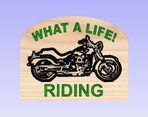 Popular items for motorcycle sign on Etsy