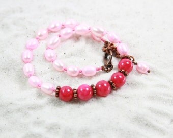 Pink sand beach | Etsy