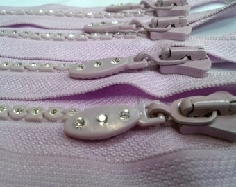 Rhinestone zipper | Etsy