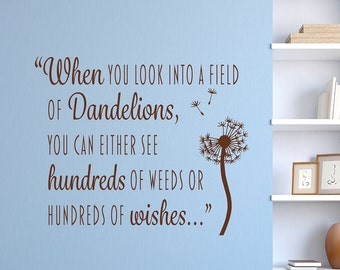 Dandelion quotes | Etsy