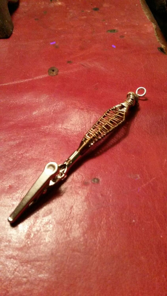Wire wrapped roach clips by TheHughesCollection on Etsy Wire wrapped roach clips by TheHughesCollection on Etsy