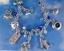 Popular items for cat charm bracelet on Etsy