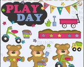 Items similar to Bears Play Day Clipart Collection on Etsy