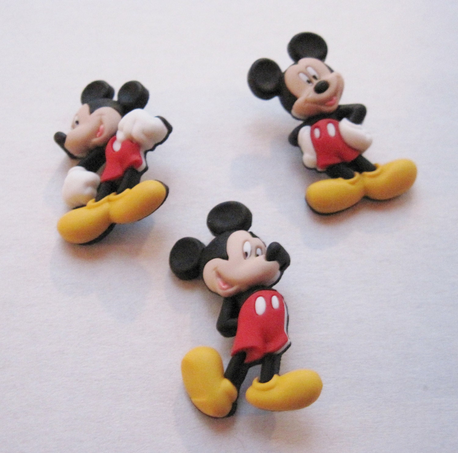 Mickey Mouse Disney Buttons Set of 3