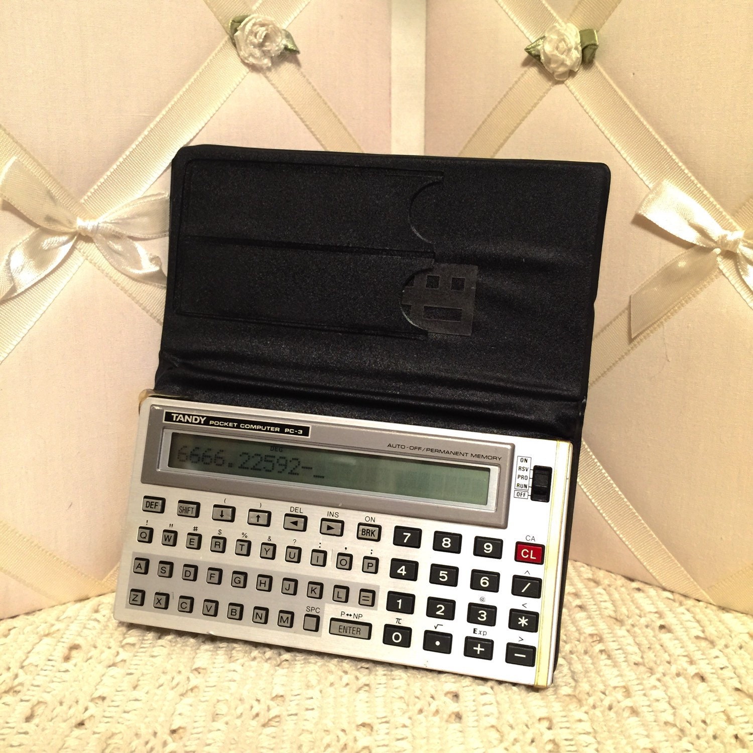 Tandy Pocket Computer PC-3 ca 1980 by Sharp – Haute Juice