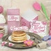 Mother's Day Breakfast in Bed printable DIY kit card