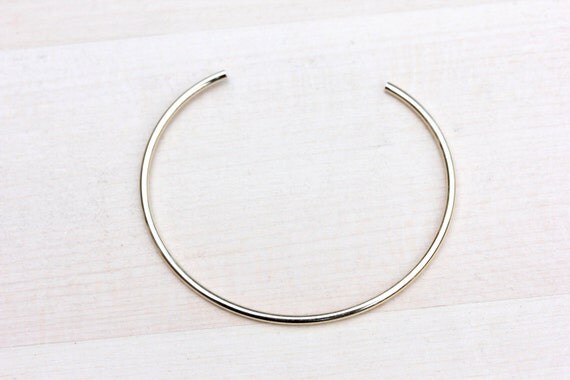 Bar Cuff Bracelet Thin Gold Cuff Plain Cuff Small Gold