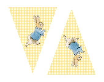 Peter rabbit banner | Etsy