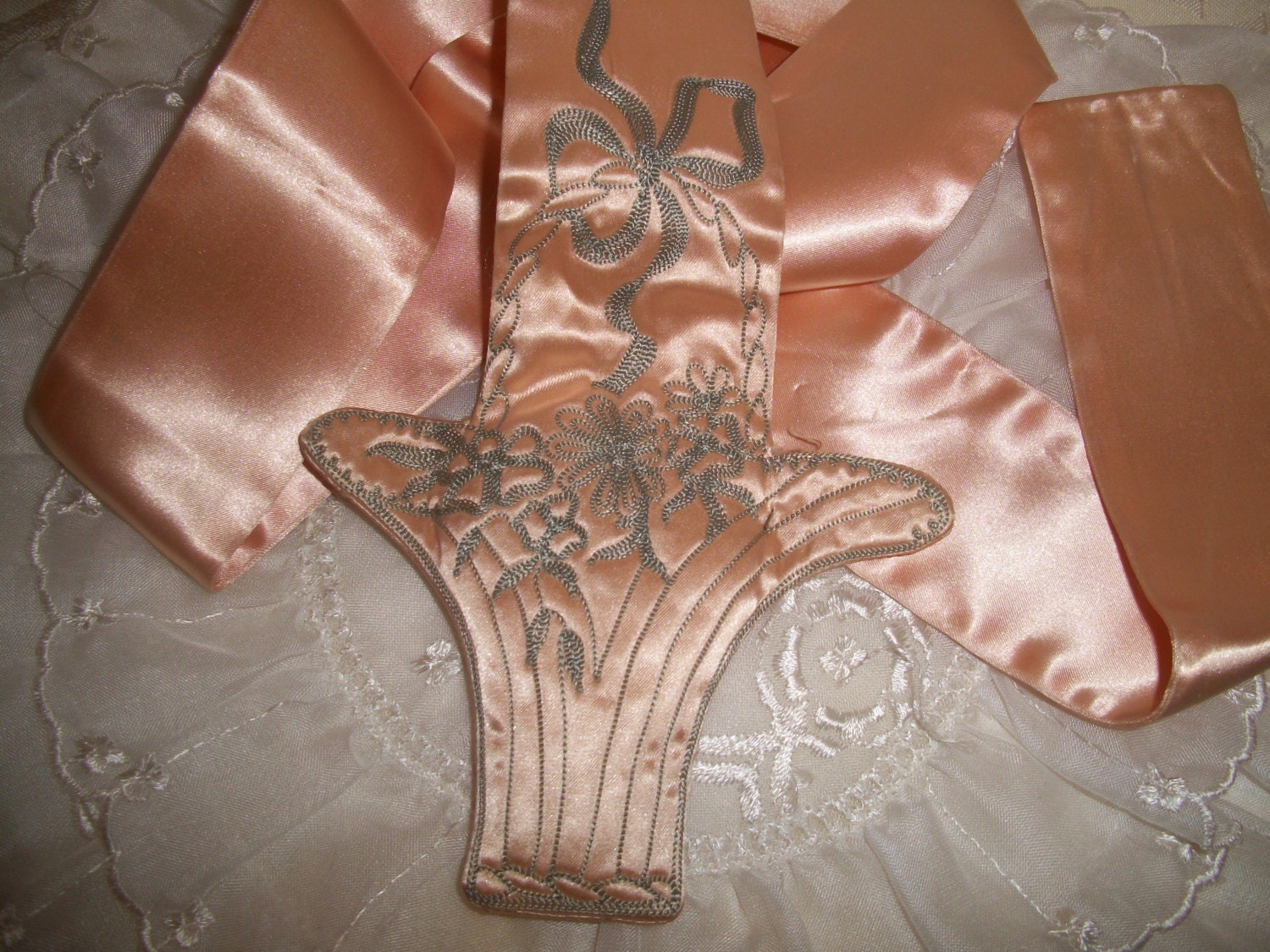 Antique Silk Satin Boudoir Robe Sash Belt – Haute Juice