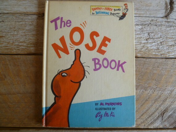 Vintage The Nose Book Hardback Childrens Book