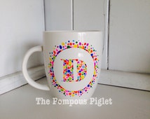Popular items for initial mugs on Etsy