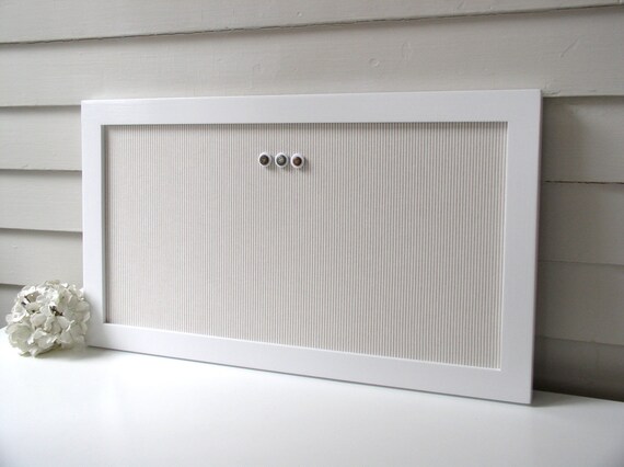 Modern Bulletin Board Message Center MAGNETIC Organizer