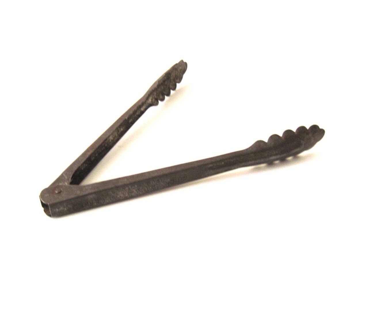 Old Metal Tongs Antique Kitchen Utensil Vintage Food Photography Prop ...