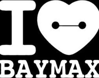 Big Hero 6 - Baymax decal - vinyl decal sticker - Big Hero 6 decal ...