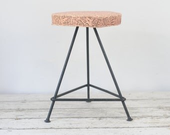 metal stool on Etsy, a global handmade and vintage marketplace.