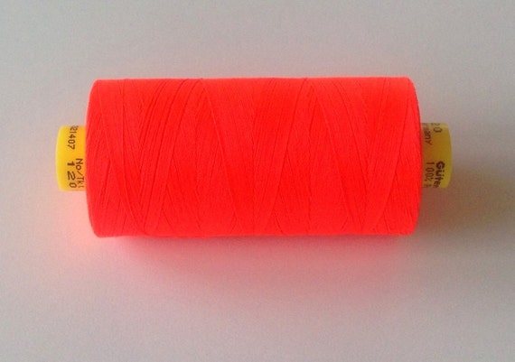 Gutermann sewing thread Mara 120 Neon Orange Professional