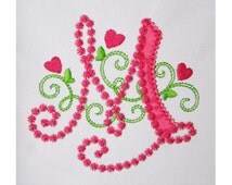 Unique letter m applique related items | Etsy