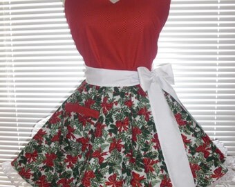 Christmas apron | Etsy