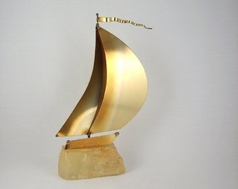 Sailboat sculpture | Etsy