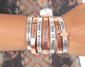 Engraved Cuffs Boho Necklaces Beaded by ExpressionsBracelets