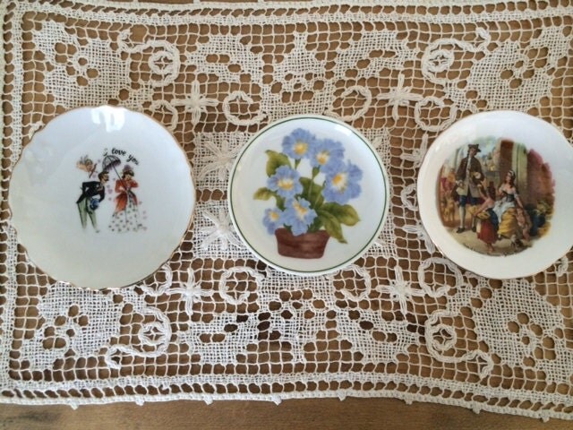 Vintage Collection of (3) Butter Pat Dishes, Assorted Styles – Haute Juice
