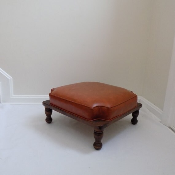 Vintage Ethan Allen Modern Foot Stool Rest Mid Century Eames