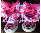 Minnie mouse converse | Etsy