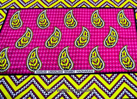 Authentic Khanga / Made in Kenya / Kanga fabric / African