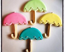 Popular items for umbrella cookie on Etsy