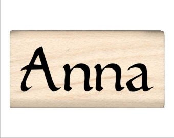 Anna name tag | Etsy